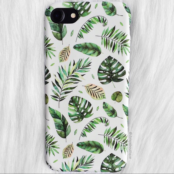 Daisys Boutique | Accessories | 4 For Green Leaf Iphone 6 7 8 Plus X ...